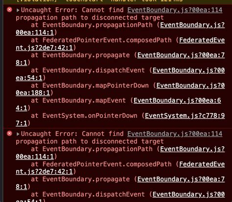 Container Interactive Error · Issue 8976 · Pixijspixijs · Github
