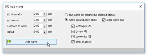 Add Trim Marks Plugin For CorelDraw From ReproScripts Imposition Library