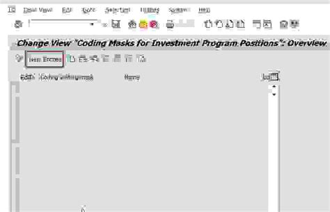 Define Coding Mask For Position Key In SAP