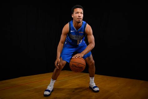 Jalen Brunson Of The Dallas Mavericks Dribbles The Ball Hd Wallpaper