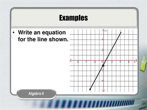 PPT Writing Equations Of Lines PowerPoint Presentation Free Download ID 410841