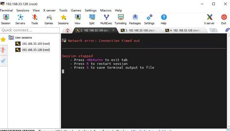 Mobaxterm链接vmware报错 Mobaxterm 连接超时 Csdn博客
