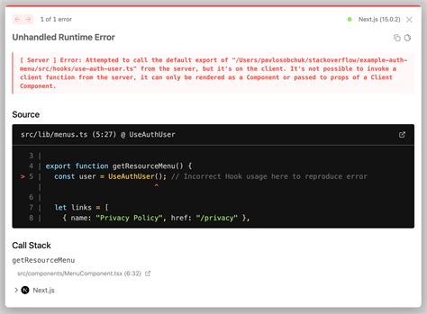 Javascript Why Is Nextjs Throwing Error Webpackimportedmodule Is