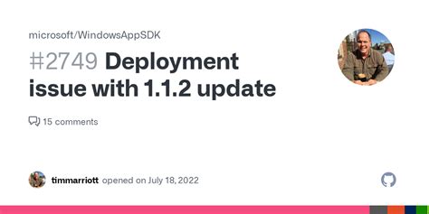 Deployment Issue With Update Issue Microsoft WindowsAppSDK GitHub