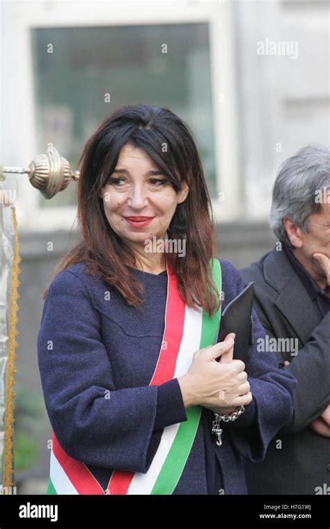 Arzano Italy 04th Nov 2016 Savina Macchiarella During The Celebration In Arzano The City Of