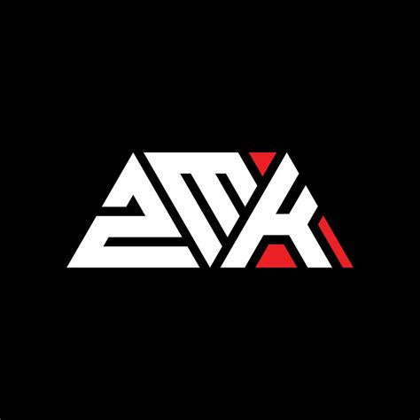 Zmk Triangle Letter Logo Design With Triangle Shape Zmk Triangle Logo Design Monogram Zmk