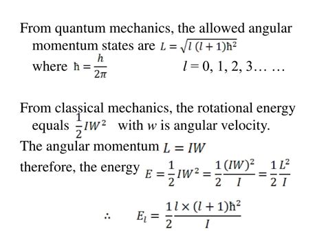 Ppt 15 4 Rotational Modes Of Diatomic Molecules Powerpoint Presentation Id 1281667