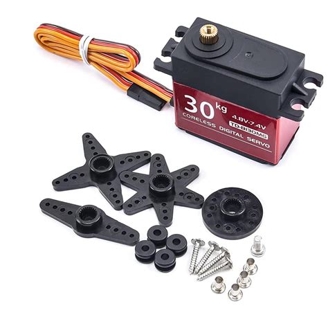 Rc 30kg Digital Servo 360 Degree High Torque Metal Rees52