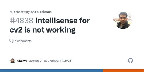 intellisense for cv2 is not working · issue 4838 · microsoft pylance