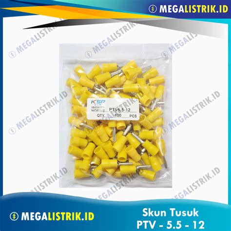 Ksp Skun Kabel Jarum Ptv 5 5 12 Skun Tusuk Insulated Pin Terminal