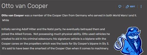 Was Browsing Some Weird Looking Wiki When Suddenly Rslycooper