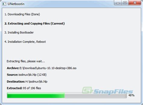 UNetbootin Screenshot And Download At SnapFiles Com