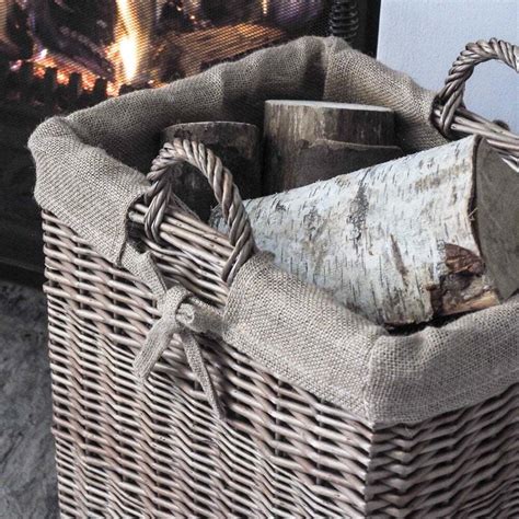 Lined Wicker Basket New Arrivals