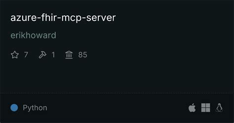 Azure Ahds Fhir Mcp Server Glama