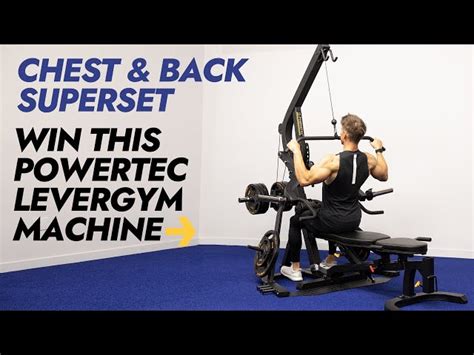 Powertec Leverage Gym Workout Routine Powertec Workbench Multisystem