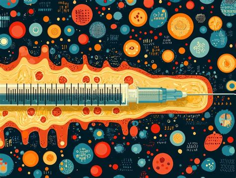 Colorful Illustration Of Dermal Filler Procedure Reveals Cross Section