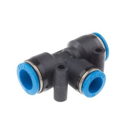 Pu Connector Pug 10 08 10 10mm Od X 8mm Od X 10mm Od Reducing Tee Buy Online At Low Price In