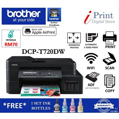 Brother Dcp T Dcp T W Dcp T W T Dw Wifi In Wifiink Tank Printer Print Copy
