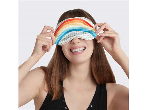 Stranger Things X Kitsch Rainbow Room Pillowcase Eye Mask 2pc Set Joyus
