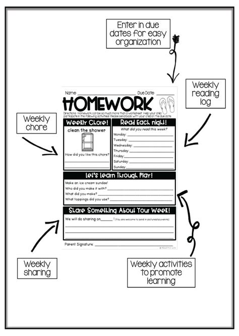 homework pack life skills based homework for the entire year autism