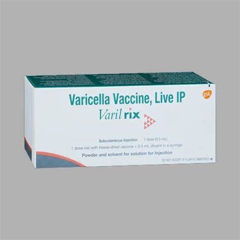Varilrix Injection 0 5ml Varicella Vaccine 1350 Pfu At Best Price In Agra