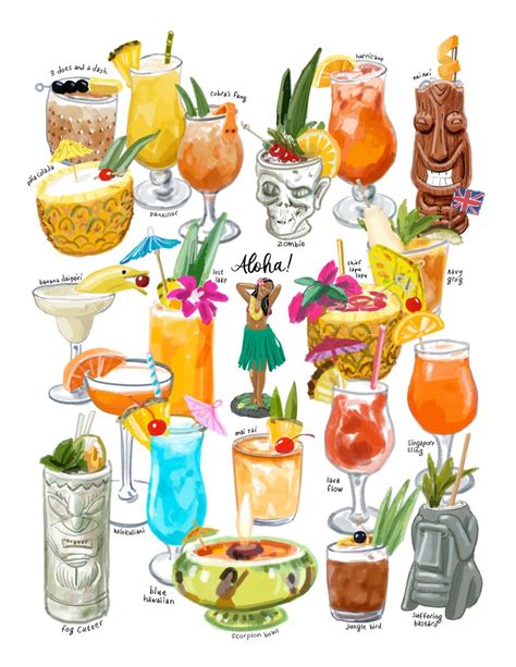 Tiki Cocktails Citiesbytheslice