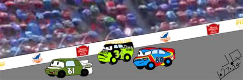 Dinoco 400 Race Artwork Rpixarcars