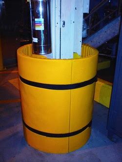 Concrete Wrap Column Protection Product Installation