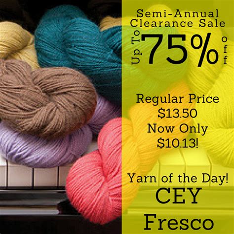 Knitique Semi Annual Clearance Sale Todays Featured Yarn