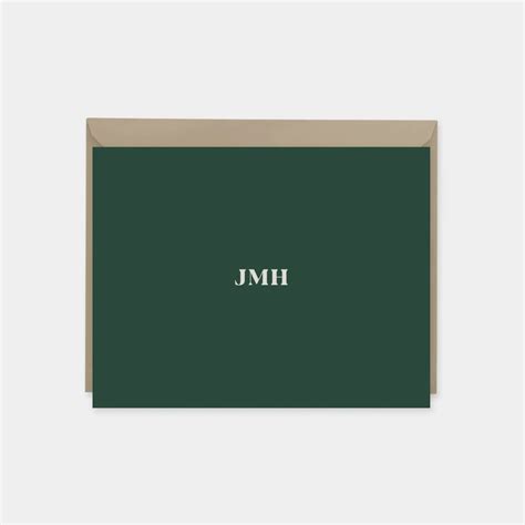 Classic Monogram Note Cards Michaels