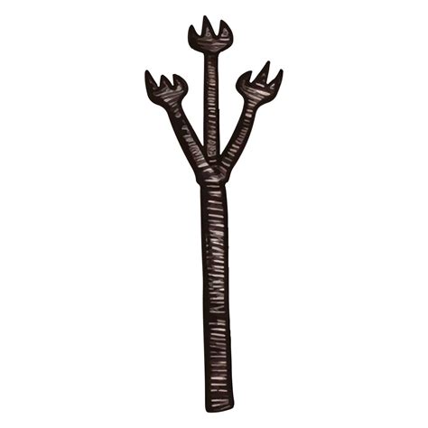 Halloween Element Scepter Hand Drawn Vector Hoof Scepter Perfect For