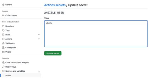 ansible with github actions automating playbook runs