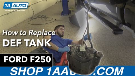 How To Replace Install Def Tank 13 Ford F250 Diesel Youtube