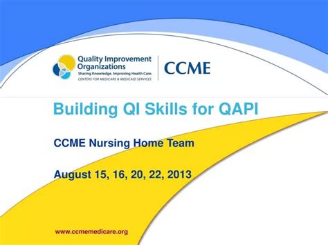 Ppt Building Qi Skills For Qapi Powerpoint Presentation Free