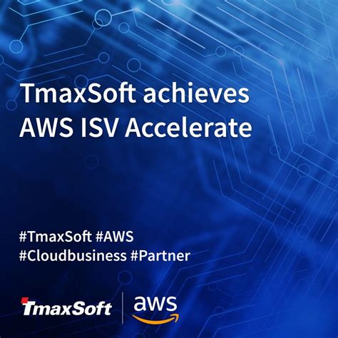 Tmaxsoft On Linkedin Tmaxsoft Aws Isv Partnership Mainframe