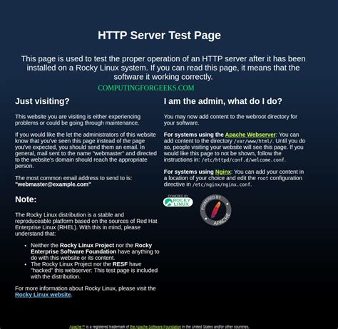 Rocky Linux 9 に Apache、mariadb、php Lamp をインストールする