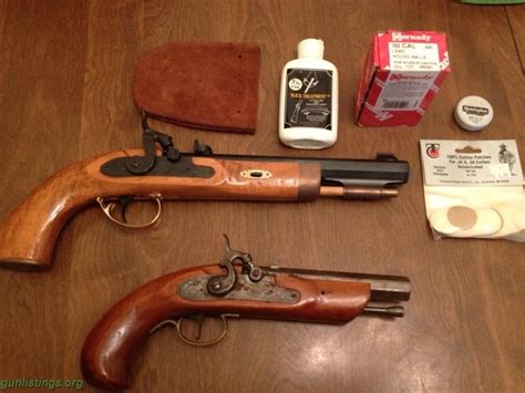 Pistols 50 And 45 Caliber Muzzle Loading Pistols For Trade
