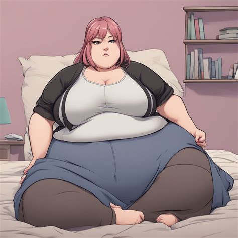 Ssbbw Immobile Fat Anime Girl Sturggling Tight Clo By Domsmith13 On