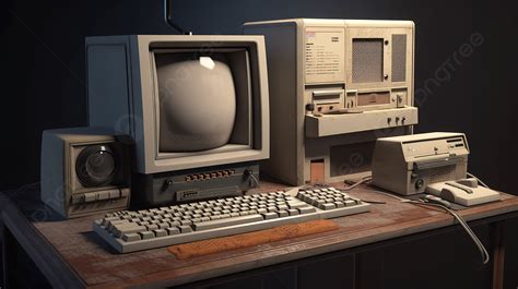 Retro Computer 3d Render Perfect For Gaming And Content Creation Background Gaming Laptop