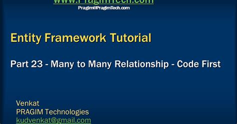 Sql Server Net And C Video Tutorial Part 23 Many To Many Relationship In Entity Framework