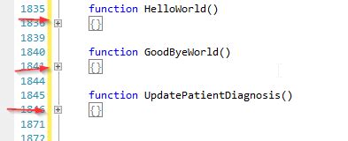Javascript Function Collapse In Visual Studio Does Not Work With Jquery Ajax Syntax Stack