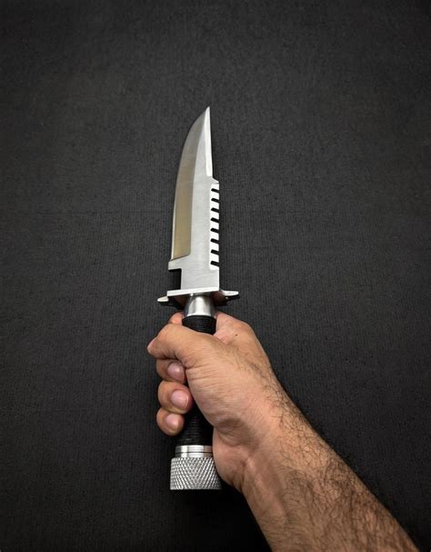 Ls1 Commando Replica Knife D2 Steel Bowie T Fortress Forges