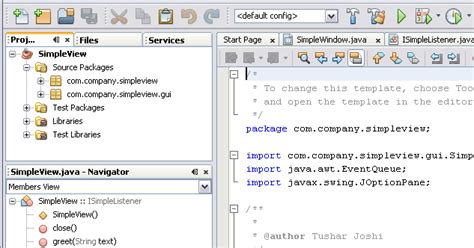 Netbeans IDE Blog By Tushar Joshi Nagpur NetBeans IDE Look And Feel