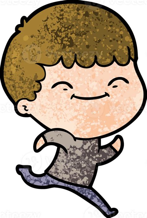 Niño Feliz De Dibujos Animados 42325151 Png