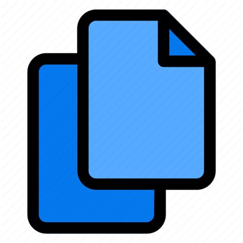 1 Copy File Duplicate Paperwork Paste Icon Download On Iconfinder