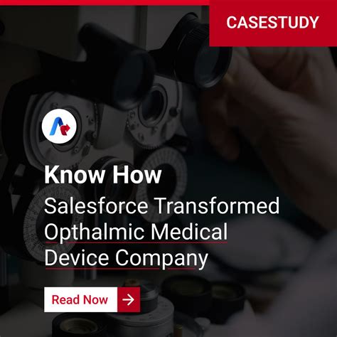 Accelirate Inc On Linkedin Salesforce Automation For Ophthalmic Medical Device Company