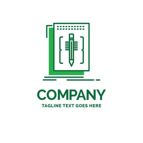 Code Edit Editor Language Program Flat Business Logo Template
