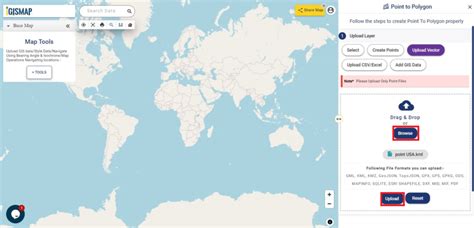 Online Conversion Of Gis Points To Polygon