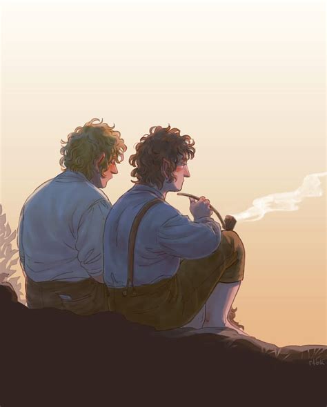 Фродо и Сэм Lotr The Hobbit Lord Of The Rings