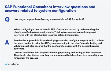 70 Sap Functional Consultant Interview Questions